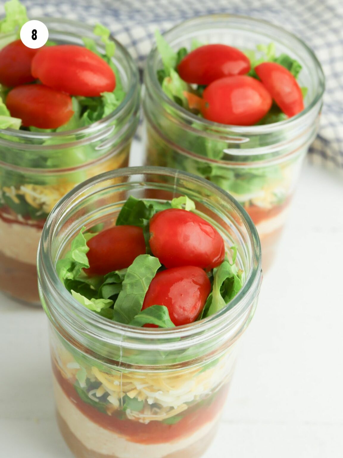 Mason Jar Taco Dip - Walking On Sunshine Recipes