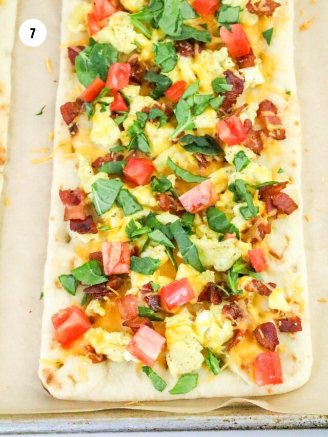 Breakfast Flatbread Recipe - Walking On Sunshine Recipes