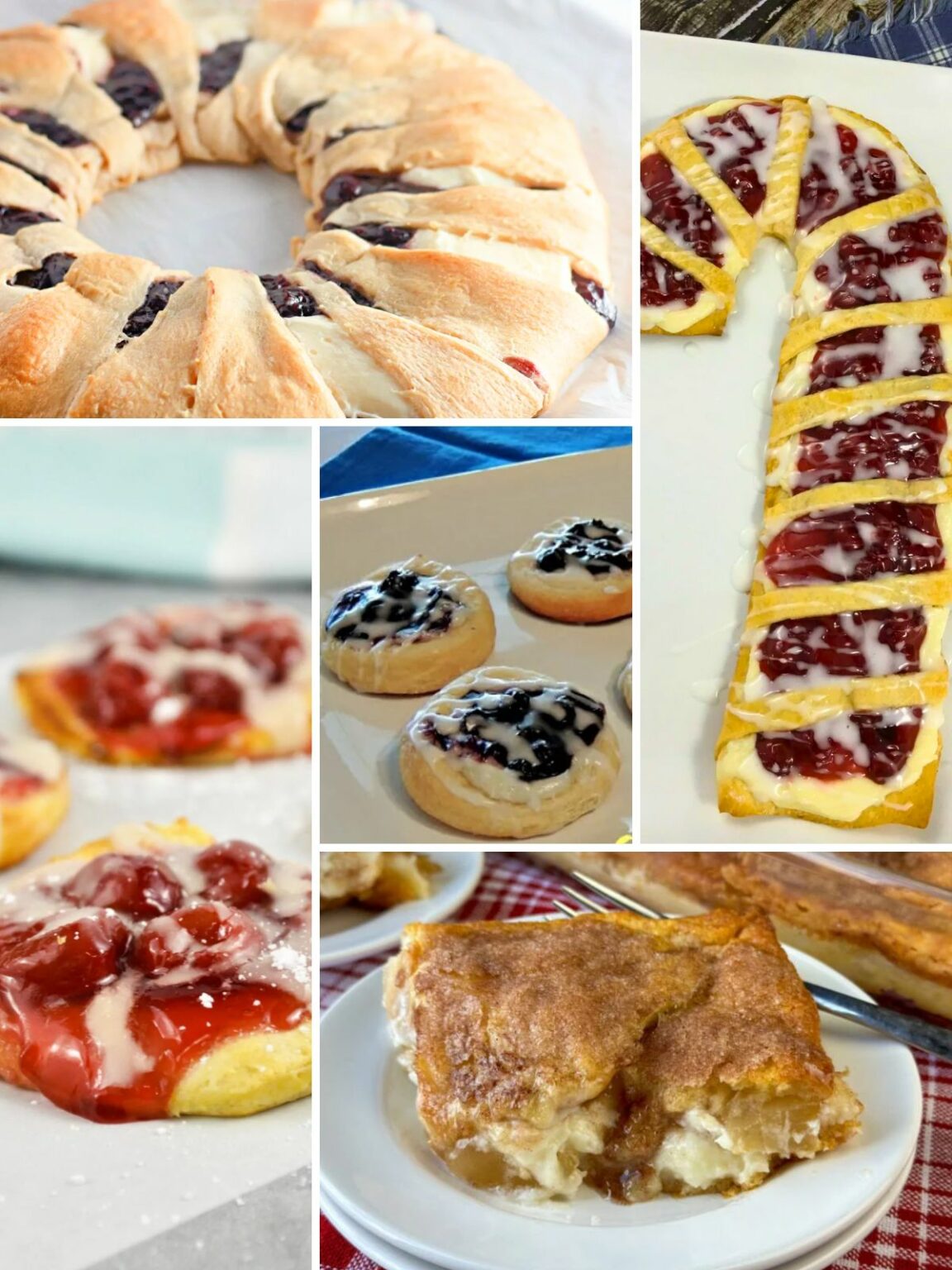 Crescent Roll Desserts with Pie Filling - Walking On Sunshine Recipes