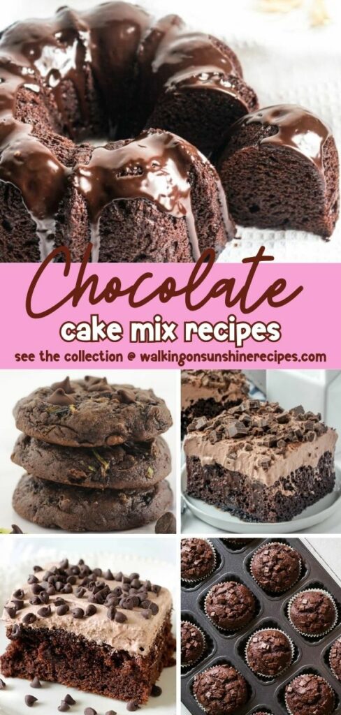 17 Chocolate Cake Mix Recipes - Walking On Sunshine Recipes
