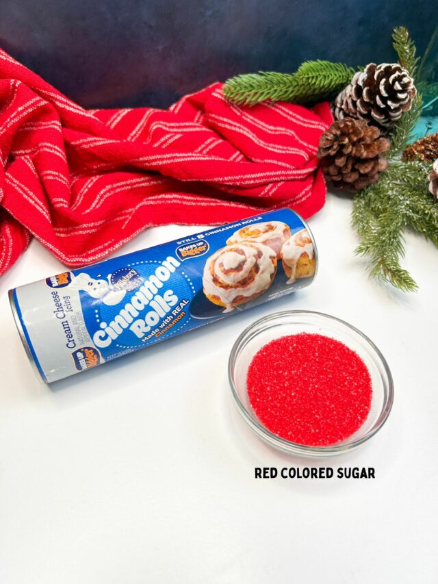Pillsbury Candy Cane Shaped Cinnamon Rolls - Walking On Sunshine Recipes