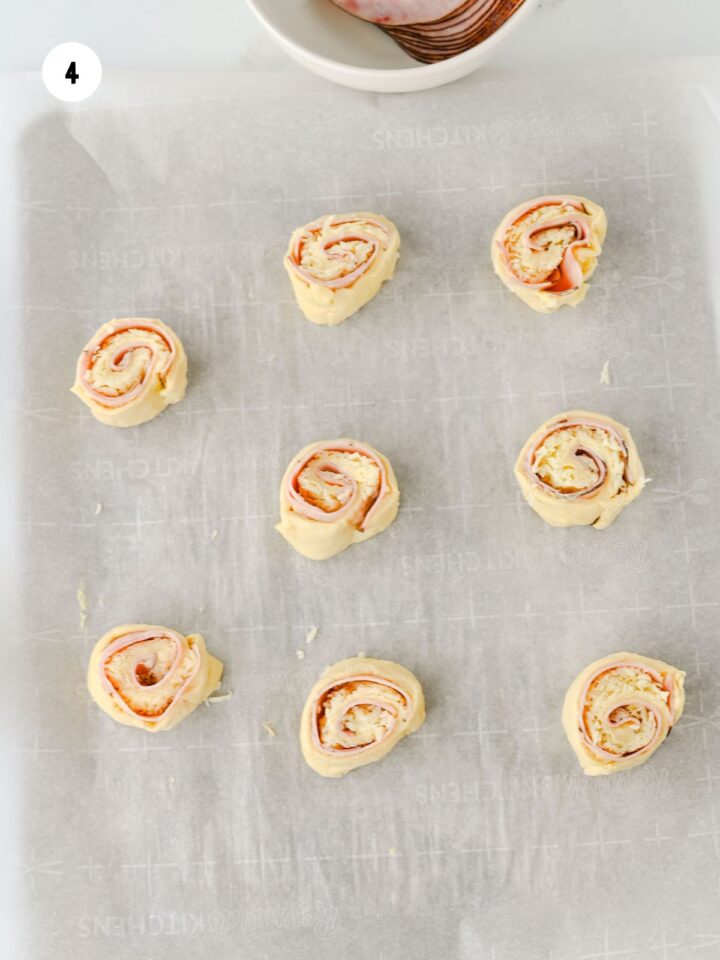 Ham and Cheese Crescent Roll Pinwheels - Walking On Sunshine Recipes