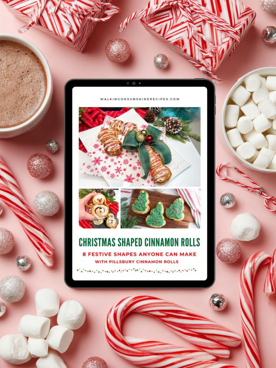 Christmas Shaped Cinnamon Rolls eBook: Eight Festive Designs to Make at ...