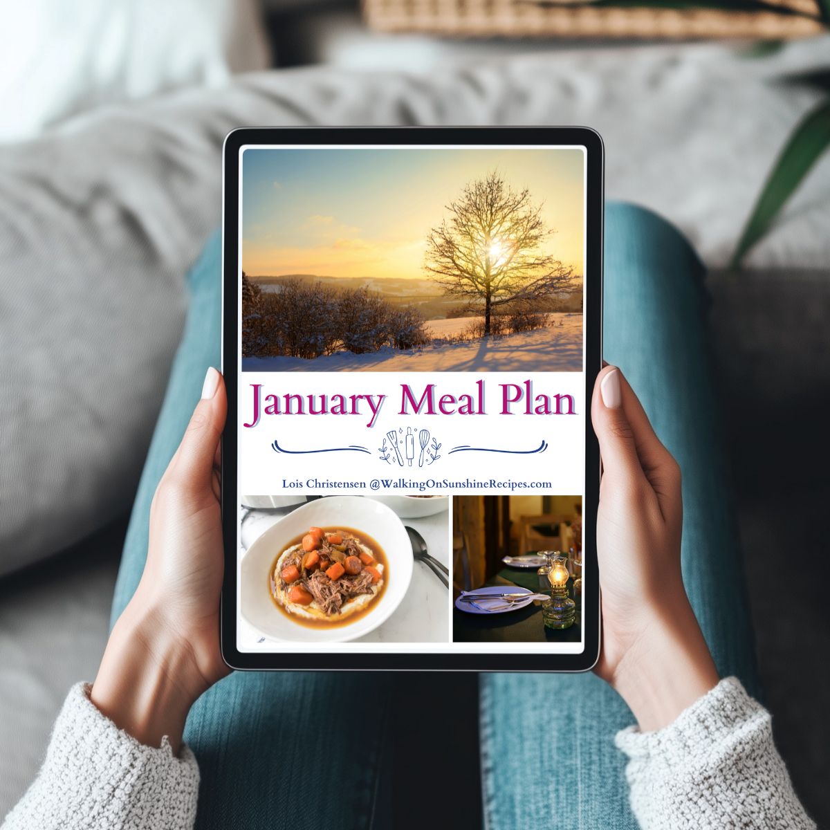 January Meal Plan - Walking On Sunshine Recipes
