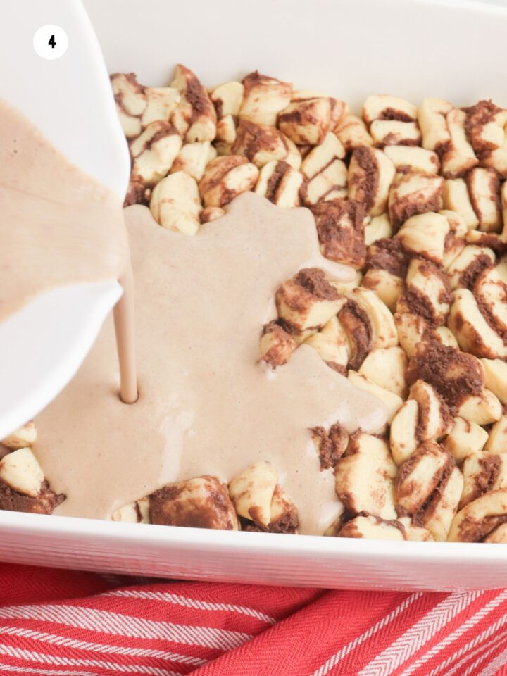 Pillsbury Hot Cocoa Cinnamon Roll Breakfast Casserole - Walking On ...